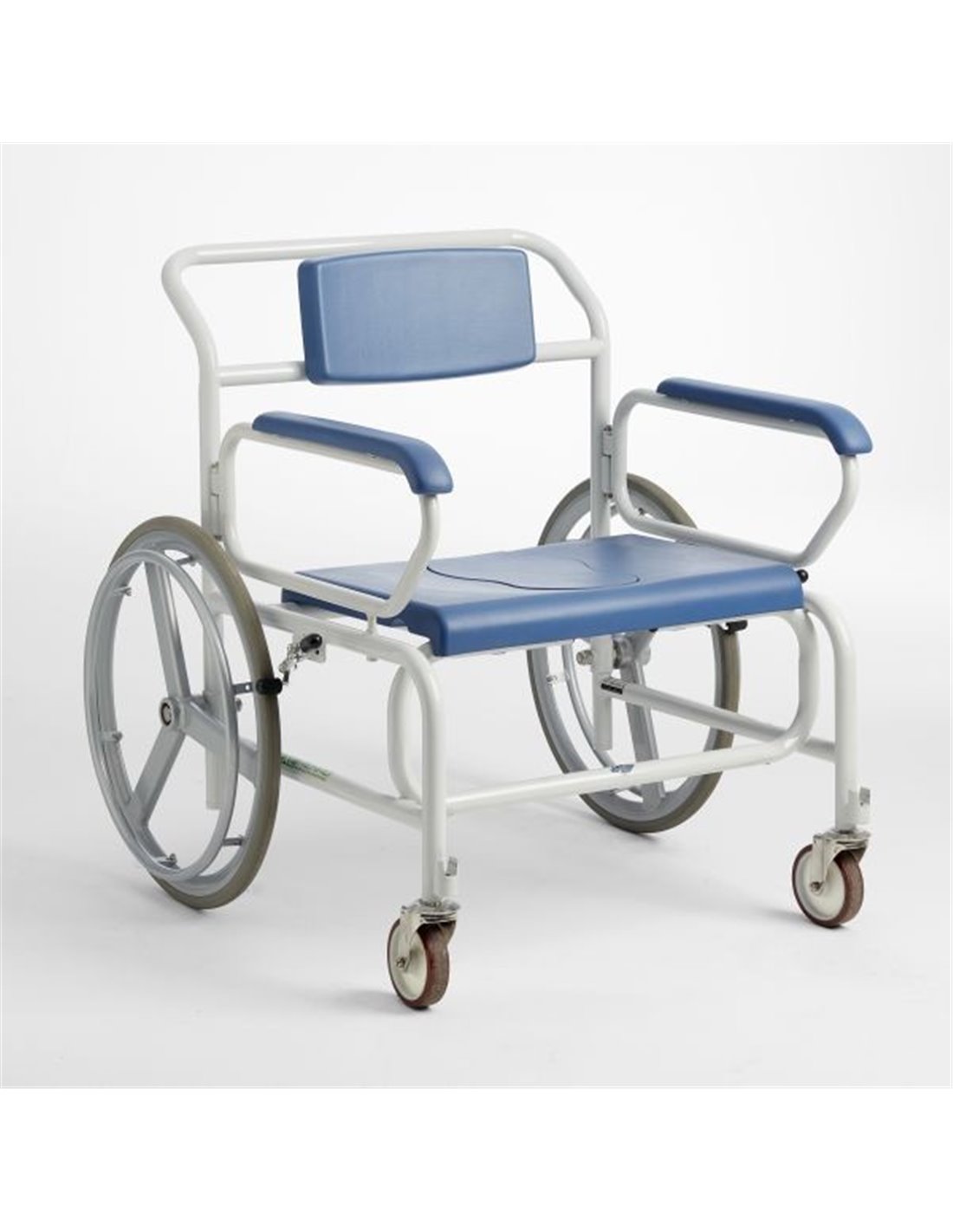 XXL-Rehab Bariatric Shower Commode Wheeler Wheelchair